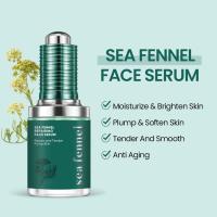 China OEM ODM organic sea fennel facial essence contains 24k gold, anti-aging, whitening, moisturizing, suitable for facial skin care for sale