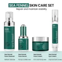 China OEM ODM customized organic skin care package Pure foam facial cleanser mild fennel moisturizing face cream Private brand skin care serum essence for sale