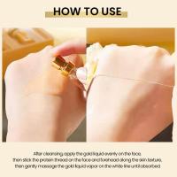 China OEM ODM customized skin care products Wrinkle removing facial collagen line lifting essence gold protein peptide line facial essence liquid set for sale