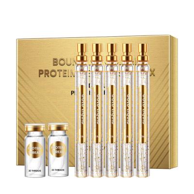 China OEM ODM customized skin care products Wrinkle removing facial collagen line lifting essence gold protein peptide line facial essence liquid set for sale