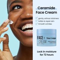 China OEM ODM OEM Skincare Ceramide Hyaluronic Acid Moisturizing Repair Skin Barrier Hydrating Cream Facial Moisturizing Cream Self owned Brand for sale