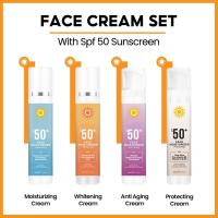 China OEM ODM Customized Natural Damaged Skin Barrier Repair Sunscreen Cream Repair Face Cream SPF 50 Facial Moisturizer SPF 50 for sale
