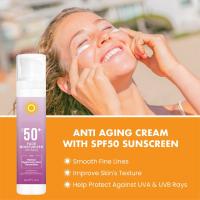 China OEM ODM Spf Skin Care Product Retinol Anti Wrinkle Anti Aging Day Cream Facial Moisturizer Private Brand Spf 50 Sunscreen face cream for sale