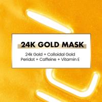 China OEM ODM customized facial moisturizing facial mask whitening 24k gold collagen crystal facial mask private brand for sale