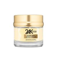 China OEM ODM brand skin care facial moisturizing cream anti-aging luminous 24k gold pearl collagen skin morning and evening face cream for sale