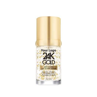 China OEM ODM skin care essence private brand anti-aging anti wrinkle moisturizing 24k golden essence for sale