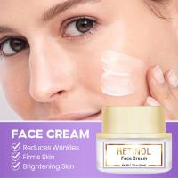 China OEM ODM customized private brand skin care retinol face cream anti-aging wrinkle removal quick repair day and night face cream for sale