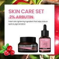China OEM ODM wholesale cosmetics skin care set skin care alpha arbutin anti-aging face cream facial serum skin whitening essence for sale