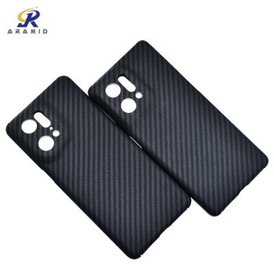 China 10g Oppo Find X5 Aramid Fibre Case 0.65MM Shockproof Mobile Cover for sale