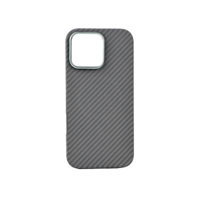 China Thin 0.8mm 16g Weight Magnetic Aramid Fiber Phone Case for iPhone 16 Pro with Side Injection and Full Cover for sale