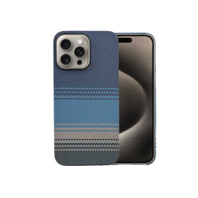China Precision Camera Full Protection Luxury Aramid Fiber iPhone Case for iPhone 15 Pro for sale