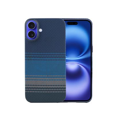 China Magnetic Aramid Fiber Phone Case Ultra Thin Dirt-resistant Power Case Anti-knock for iPhone 16 Pro for sale