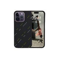 China Customized Pattern Logo Power Case Anti-Knock Aramid Carbon Fiber Phone Case for iPhone 16 Pro Max for sale