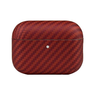 China Support Wireless Charging Carbon Aramid Fiber Earphone Case for AirPods Pro 3 for sale