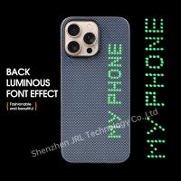 China Glow In The Dark Super Light Aramid Carbon Fiber Mobile Cover for iPhone 17 Pro for sale