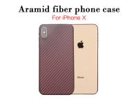 China Zero Signal Interference Aramid Fiber Phone Case For iPhone X for sale