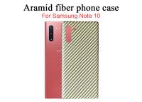 China Yellow Matte Twill Aramid Samsung Note 10 Waterproof Case for sale