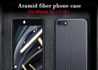 China iPhone SE Aramid Fiber Phone Case Twill Texture Carbon Fiber Cover for sale