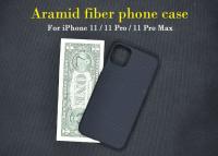 China Aerospace Grade Aramid Fiber Phone Case For iPhone 11 Pro Max for sale