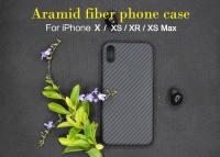 China 3D Silky Soft-Touch Texture Aramid Fiber Phone Case For iPhone XS for sale