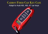 China Audi Carbon Fiber Car Key Case for sale