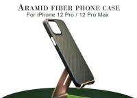 China Aerospace Material Aramid Carbon Phone Case For iPhone 12 Pro Max for sale