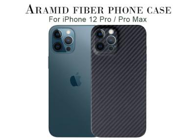 China Super Slim Full Cover iPhone 12 Pro Aramid Phone Case Carbon Fiber Cover for sale