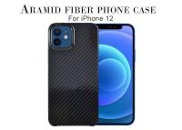 China Waterproof iPhone 12 Carbon Aramid Fiber Phone Case for sale