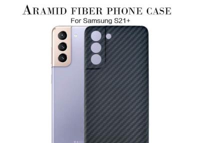 China Twill Design Aramid Phone Case For Samsung S21 Plus Carbon Fiber Case for sale