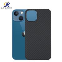 China Ultra Thin Full Cover Carbon Aramid Fiber iPhone 13 Mobile Phone Case for sale