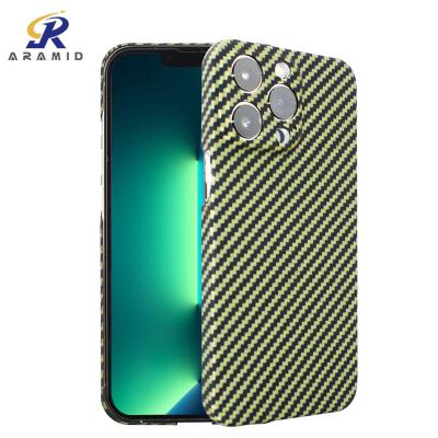 China Ultrathin Scratch Resistant iPhone 13 Pro Max Aramid Carbon Fiber Case for sale