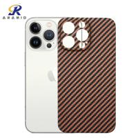 China Gold Dirt Resistant Carbon Aramid Fiber Phone Case For IPhone 13 Pro SGS for sale