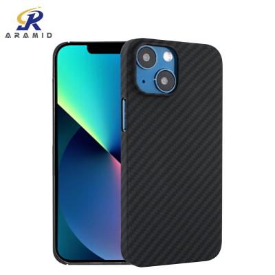 China iPhone 13 Aramid Fiber Kevlar Mobile Case Full Protection Scratch Resistant for sale