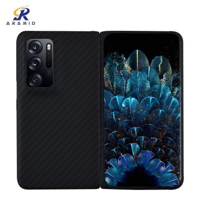 China Oppo Find N Carbon Fiber Cell Phone Cases Shockproof Aramid 0.65mm for sale