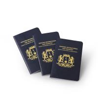 China PU Leather Cover Booklet Record Book Printing Custom Vessel Log Books for sale
