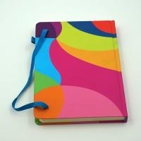 China Custom Diary Hardback NoteBook Printing matt lamination With Elastic Closure 220pages for sale