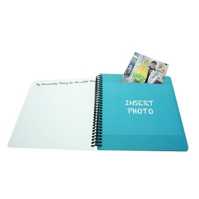 China Pantone Album Photo Book Printing 6 Sheets With Insert Pocket 190*190mm for sale