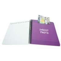China CMYK Memory Book Spiral Notebook Printing Gloss Lamination FSC for sale