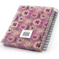 China Spiral Bound Journal Spiral NoteBook Printing Plastic PVC Cover 148*210mm for sale