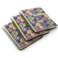 China Frosted Spiral Notebook Printing Plastic Cover Bound Diray Custom 65C for sale