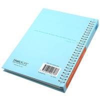 China Semi Concealed Spiral Bound Notebook Printing Hardcover Photo With Hidden WireO Binding for sale