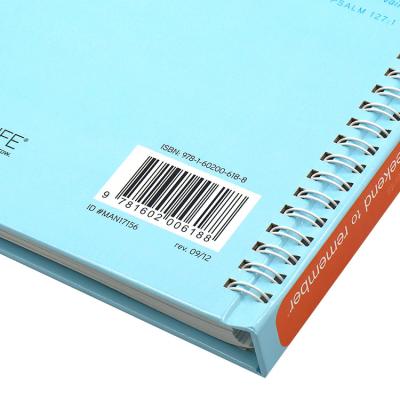 China Semi Concealed Spiral Bound Notebook Printing Hardcover Photo With Hidden WireO Binding for sale