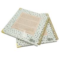 China Spotted Spiral Notebook Printing , CMYK Custom Art Book Printing 248*248mm for sale