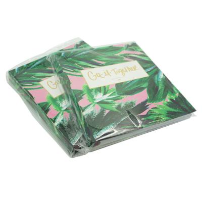 China Leaf Spiral Hardcover Journal Notebook Printing Service With Square Back 170*210mm for sale
