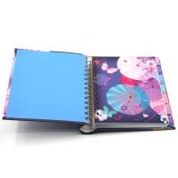 China Concealed Address Label Spiral Notebook Printing Service 176*190mm FSC for sale