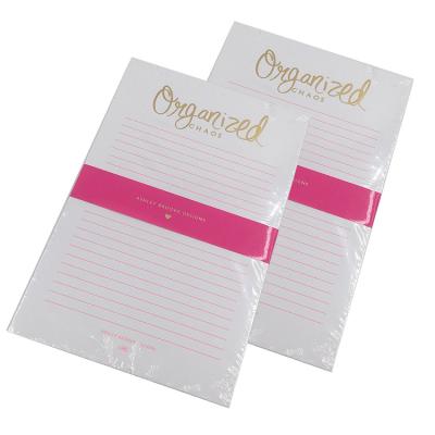 China Memo Custom Printed Sticky Notes ,  OEM Belly Band Custom Post It Note Pads for sale