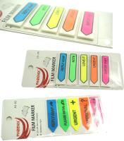 China PET Branded Promotional Post It Notes Arrow Shaped 50mm X 35mm for sale
