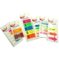 China PVC Custom Sticky Notepad , Arrow Shaped Sticky Notes  50mm X 35mm for sale