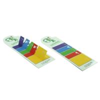 China Bookmarker Custom Sticky Notepad , Branded Sticky Notes With Pagemarkers Printing 60mm X 190mm for sale