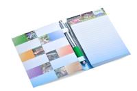 China Softcover Book Post It Notes CMYK Printing Promotional Sticky Note Pads for sale